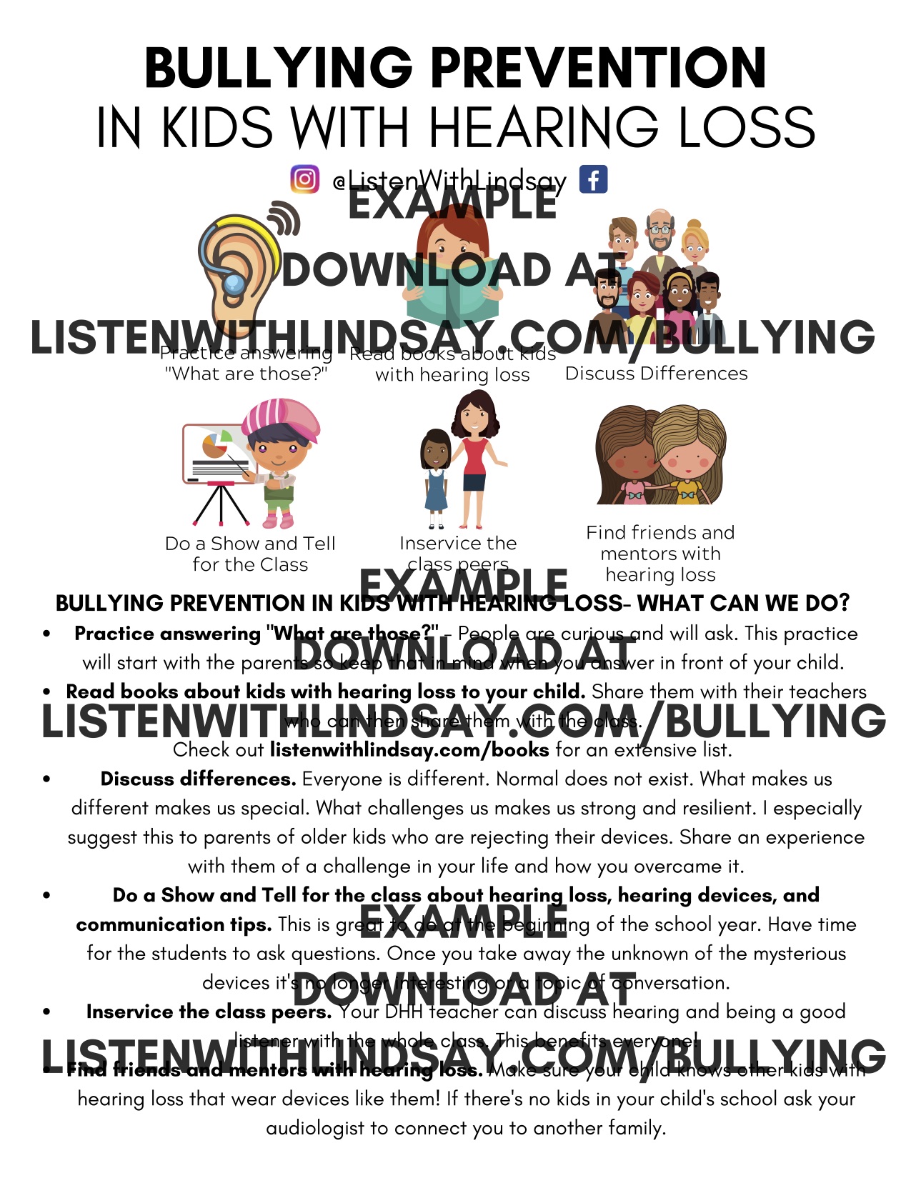 Bullying Prevention in Kids With Hearing Loss – Listen With Lindsay